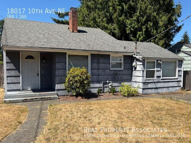 3 BR, 1 BA Apartment 18017 10th Ave NE, Shoreline, WA 98155