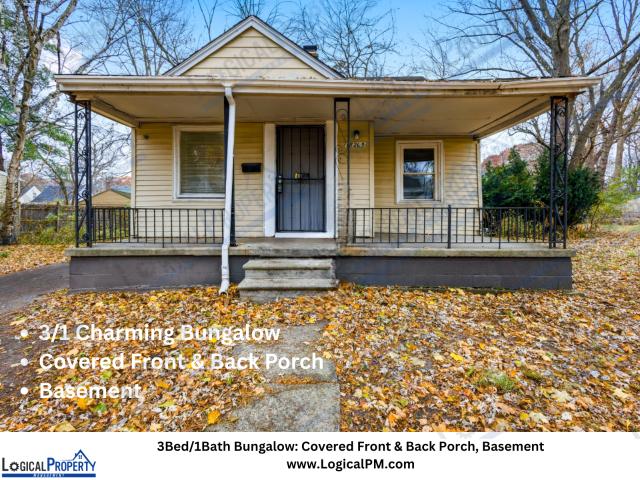 3 BR, 1 BA Apartment 18205 Stout St, Detroit, MI 48219