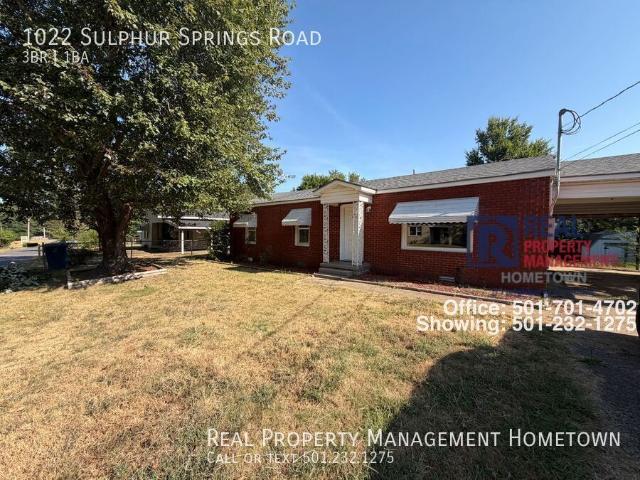3 BR, 1 BA Apartment 1022 Sulphur Springs Road, Malvern, AR 72104