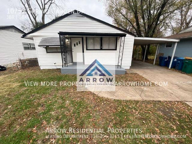 3 BR, 1 BA Apartment 10752 Spring Garden Dr, Saint Louis, MO 63137