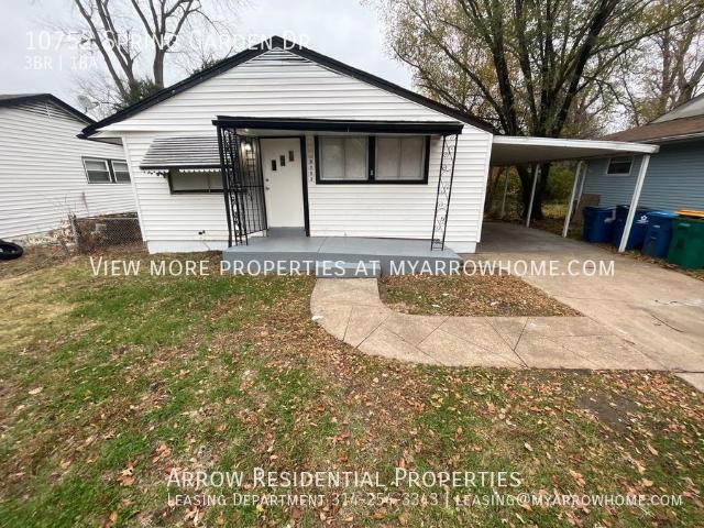 3 BR, 1 BA Apartment 10752 Spring Garden Dr, Saint Louis, MO 63137