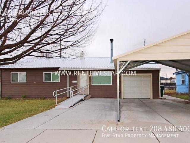 3 BR, 1 BA Apartment 1080 Fairbanks Ave, Pocatello, ID 83201