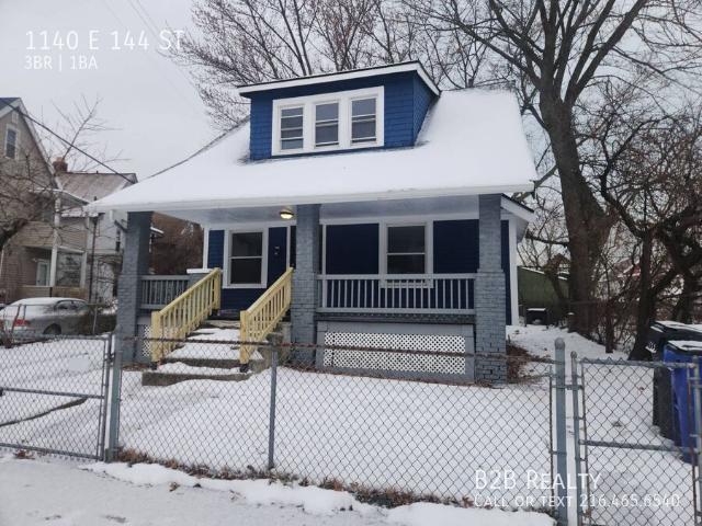 3 BR, 1 BA Apartment 1140 E 144 ST, Cleveland, OH 44110