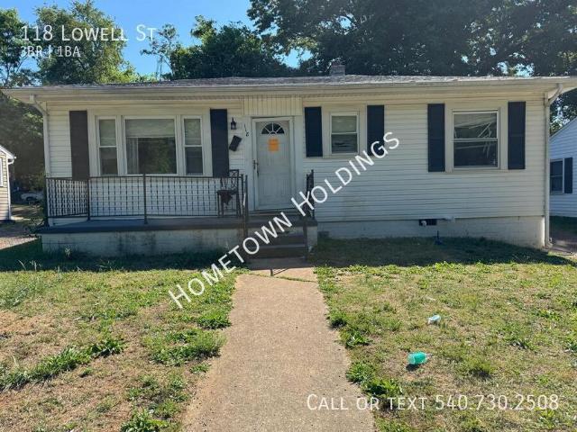 3 BR, 1 BA Apartment 118 Lowell St, Danville, VA 24540