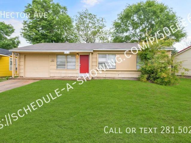 3 BR, 1 BA Apartment 1213 Hector Ave, Pasadena, TX 77502