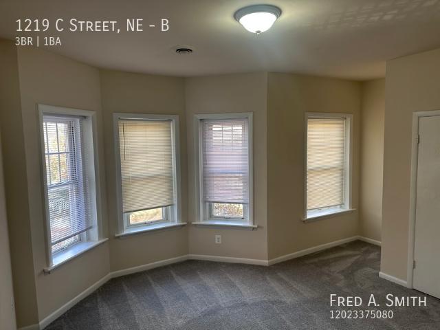 3 BR, 1 BA Apartment 1219 C Street, NE, Washington, DC 20002