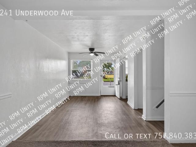 3 BR, 1 BA Apartment 1241 Underwood Ave, Norfolk, VA 23513
