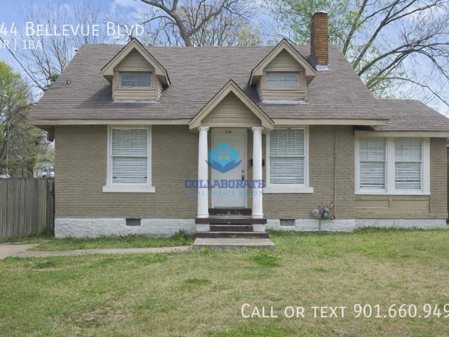 3 BR, 1 BA Apartment 244 Bellevue Blvd, Memphis, TN 38105