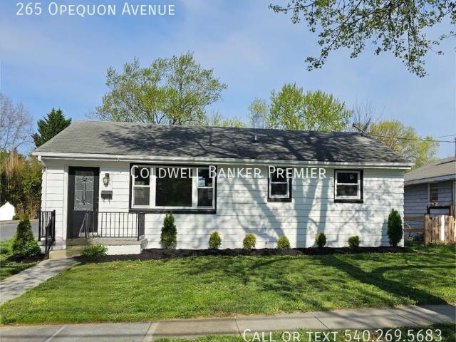 3 BR, 1 BA Apartment 265 Opequon Avenue, Winchester, VA 22601