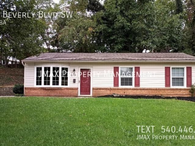 3 BR, 1 BA Apartment 2679 Beverly Blvd SW, Roanoke, VA 24015