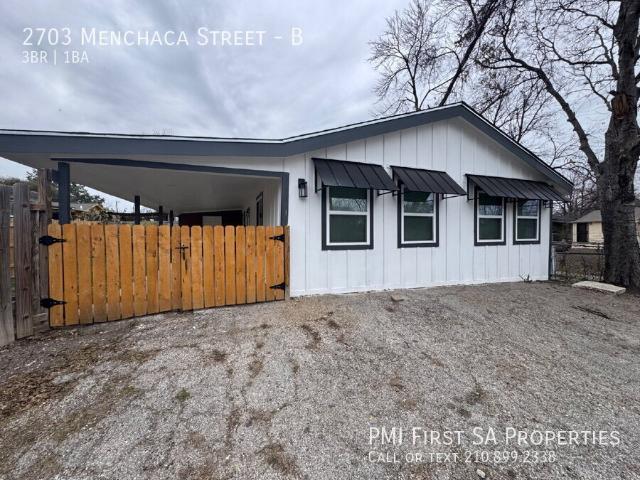 3 BR, 1 BA Apartment 2703 Menchaca Street, San Antonio, TX 78228