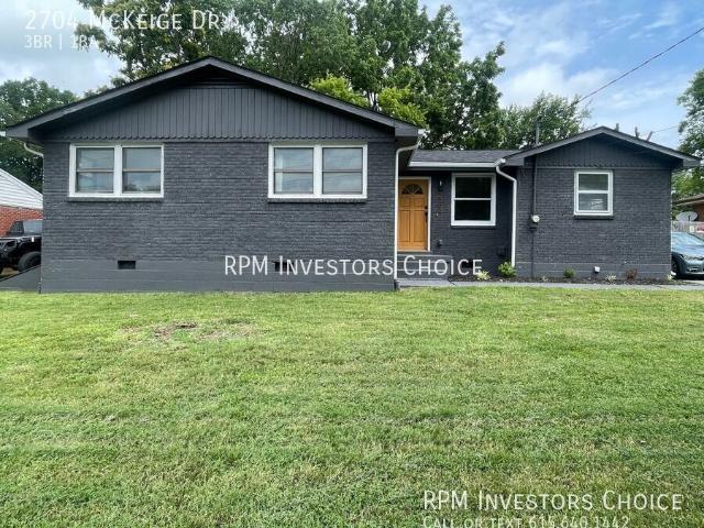 3 BR, 1 BA Apartment 2704 McKeige Dr, Nashville, TN 37214
