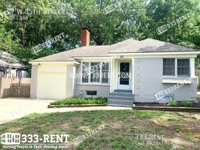 3 BR, 1 BA Apartment 27 W 85th Street, Kansas City, MO 64114