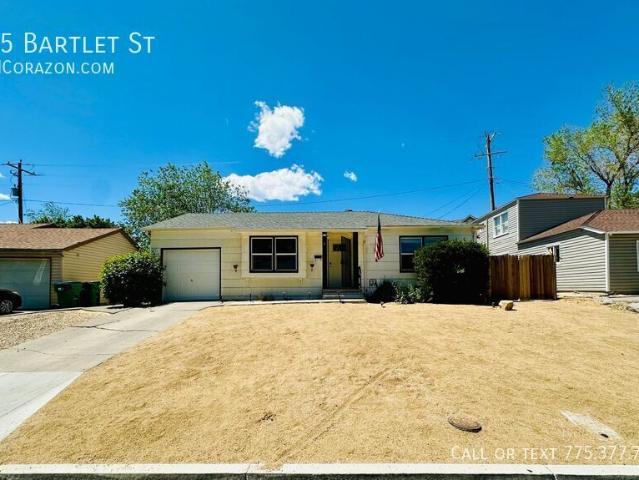 3 BR, 1 BA Apartment 285 Bartlet St, Reno, NV 89512