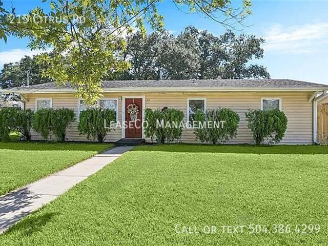 3 BR, 1 BA Apartment 215 Citrus Rd, River Ridge, LA 70123