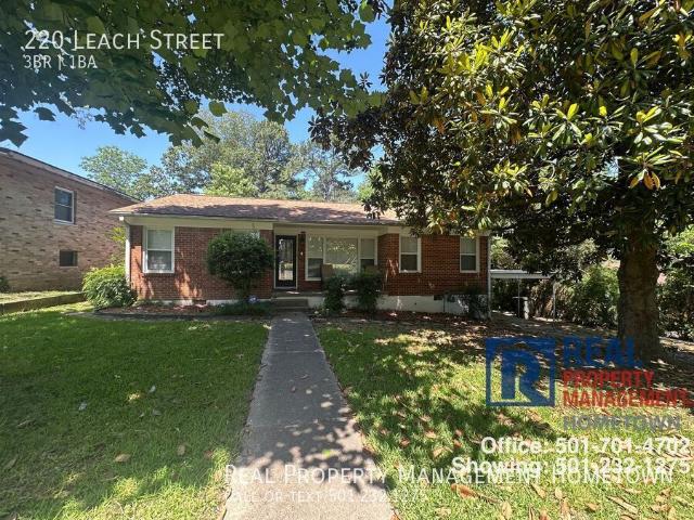 3 BR, 1 BA Apartment 220 Leach Street, Hot Springs, AR 71913