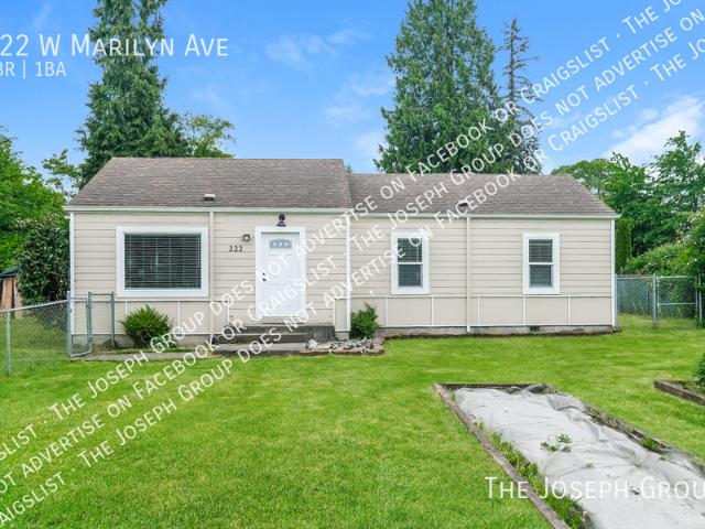 3 BR, 1 BA Apartment 222 W Marilyn Ave, Everett, WA 98204
