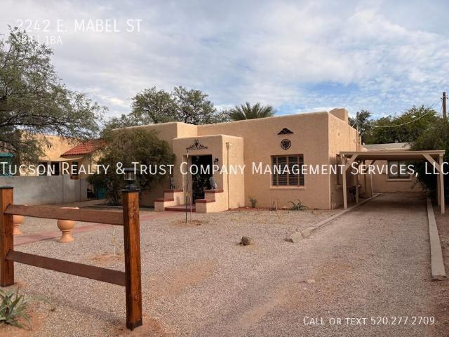 3 BR, 1 BA Apartment 2242 E. MABEL ST, TUCSON, AZ 85719