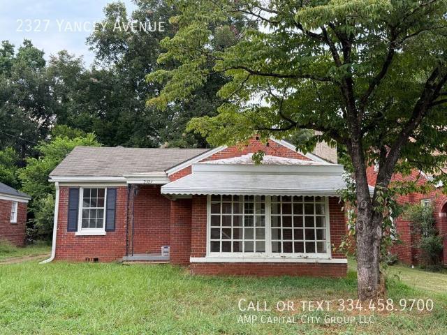 3 BR, 1 BA Apartment 2327 Yancey Avenue, Montgomery, AL 36107