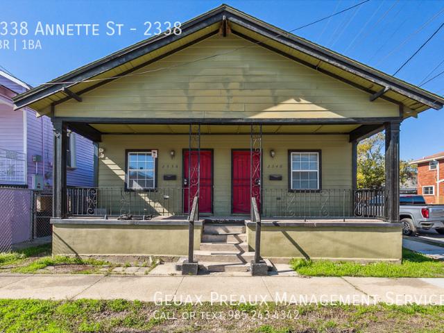 3 BR, 1 BA Apartment 2338 Annette St, New Orleans, LA 70119
