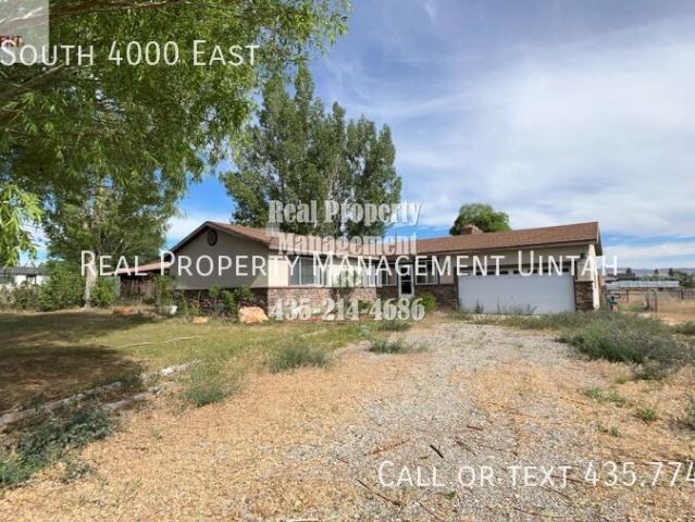 3 BR, 1 BA Apartment 3955 South 4000 East, vernal, UT 84078