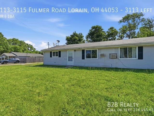 3 BR, 1 BA Apartment 3113 3115 Fulmer Road Lorain, OH 44053, Lorain, OH 44053
