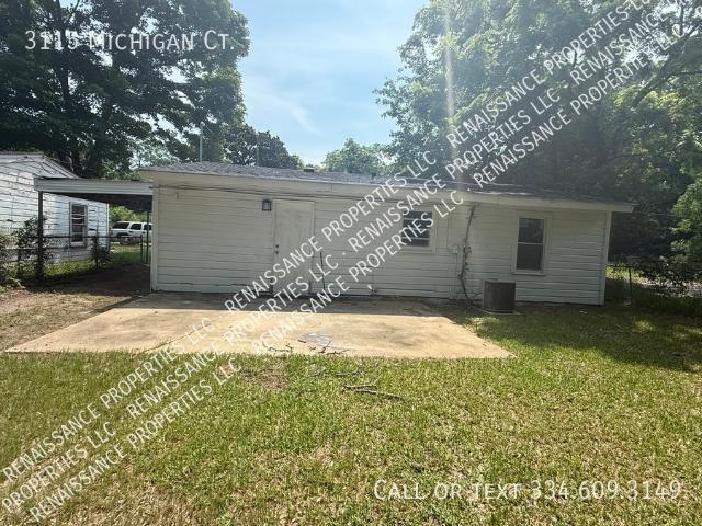 3 BR, 1 BA Apartment 3115 Michigan Ct Montgomery, AL 36110