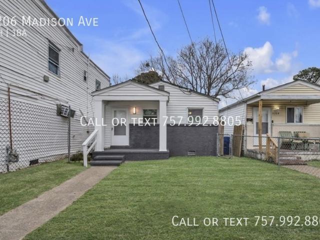 3 BR, 1 BA Apartment 3206 Madison Ave, Newport News, VA 23606