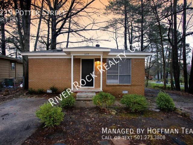 3 BR, 1 BA Apartment 3219 Potter Street, Little Rock, AR 72204