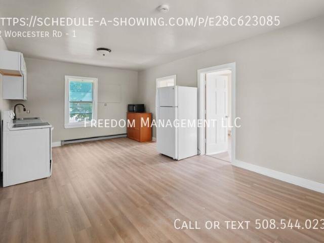 3 BR, 1 BA Apartment 32 Worcester Rd, Charlton, MA 01507