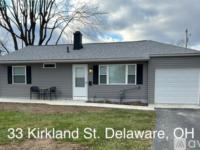 3 BR, 1 BA Apartment 33 Kirkland Street, Delaware, OH 43015