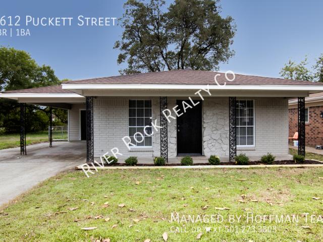 3 BR, 1 BA Apartment 4612 Puckett Street, North Little Rock, AR 72117
