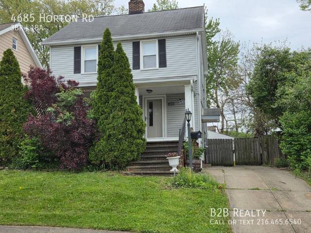 3 BR, 1 BA Apartment 4685 Horton Rd, Garfield Heights, OH 44125