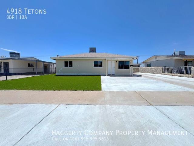 3 BR, 1 BA Apartment 4918 Tetons, El Paso, TX 79904