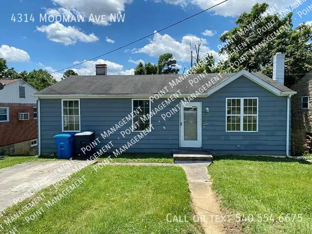 3 BR, 1 BA Apartment 4314 Moomaw Ave NW, Roanoke, VA 24017