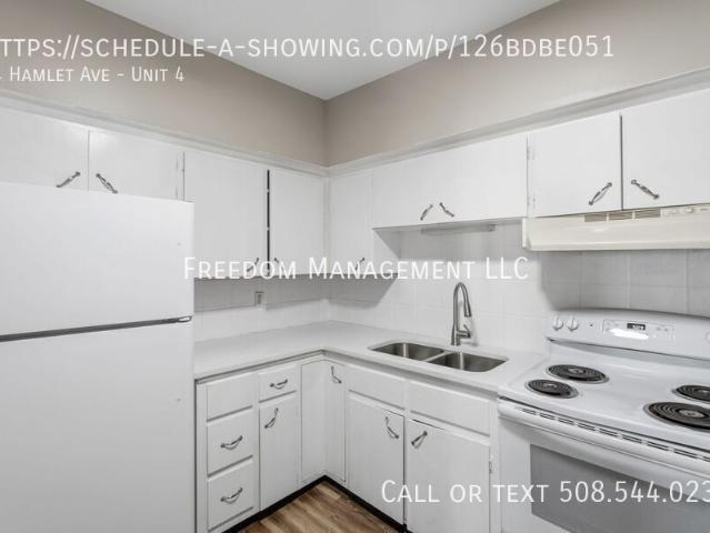 3 BR, 1 BA Apartment 54 Hamlet Ave, Woonsocket, RI 02895