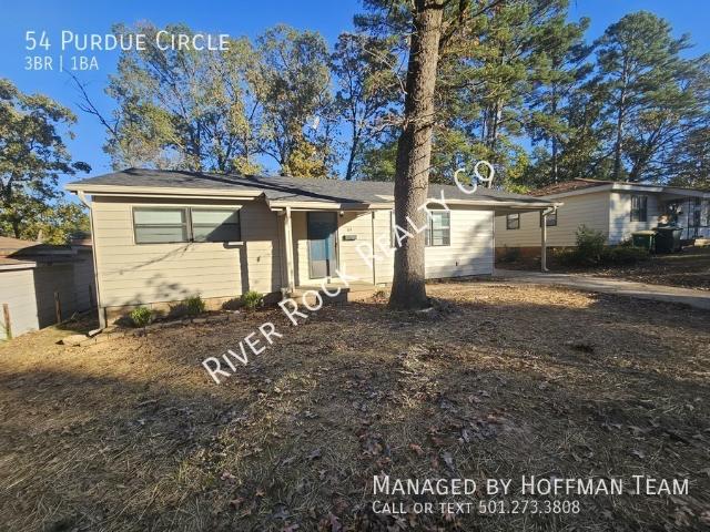3 BR, 1 BA Apartment 54 Purdue Circle, Little Rock, AR 72204