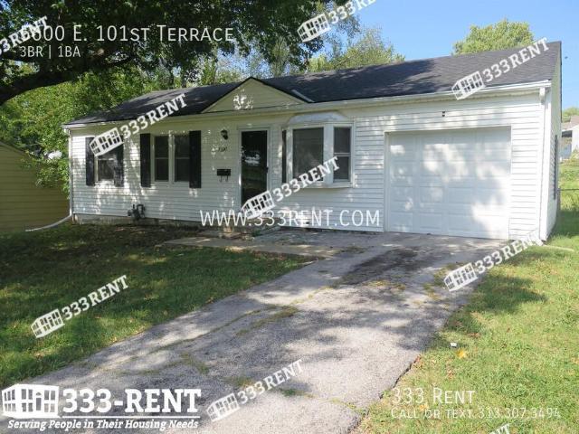 3 BR, 1 BA Apartment 5600 E. 101st Terrace, Kansas City, MO 64137