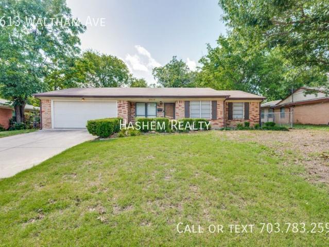 3 BR, 1 BA Apartment 5613 Waltham Ave, Fort Worth, TX 76133