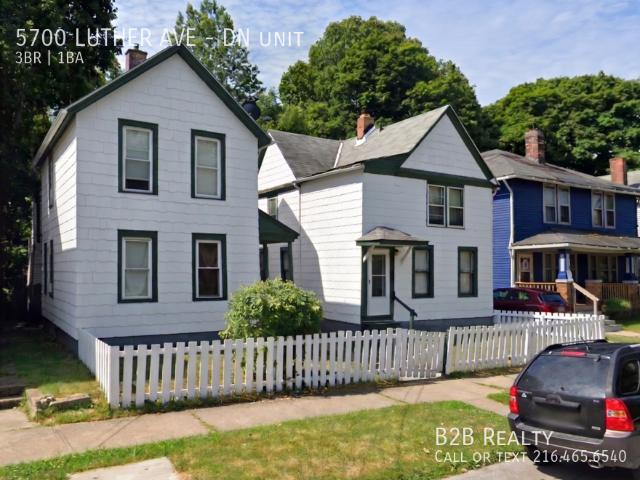 3 BR, 1 BA Apartment 5700 LUTHER AVE, CLEVELAND, OH 44103