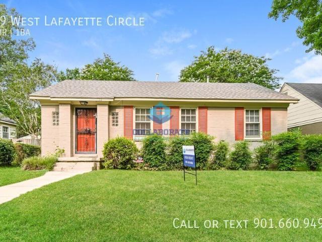 3 BR, 1 BA Apartment 59 West Lafayette Circle, Memphis, TN 38111