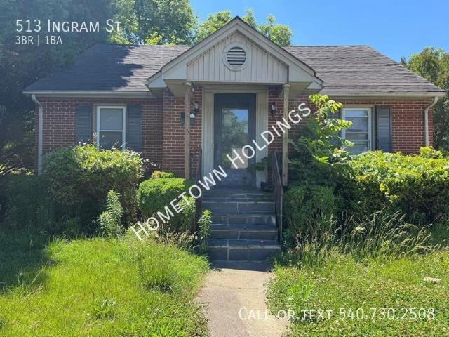 3 BR, 1 BA Apartment 513 Ingram St, Danville, VA 24540