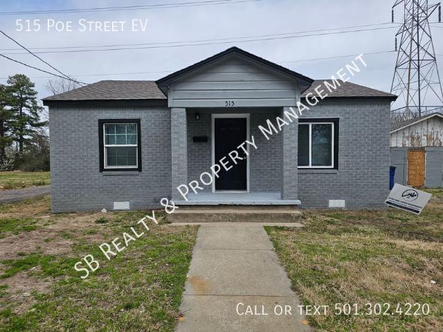 3 BR, 1 BA Apartment 515 Poe Street EV, North Little Rock, AR 72117
