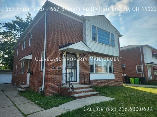 3 BR, 1 BA Apartment 667 Babbitt Rd, Euclid, OH 44123