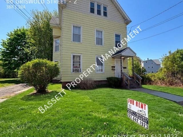3 BR, 1 BA Apartment 66 Griswold Street 2, Meriden, CT 06450