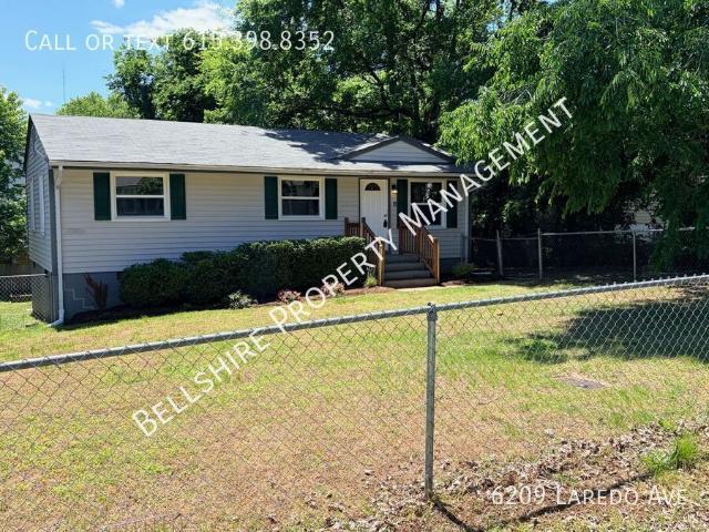 3 BR, 1 BA Apartment 6209 Laredo Ave, Nashville, TN 37209