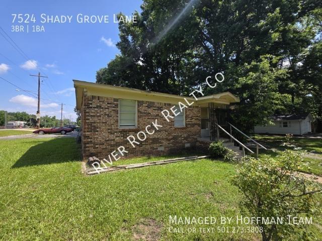 3 BR, 1 BA Apartment 7524 Shady Grove Lane, Little Rock, AR 72209
