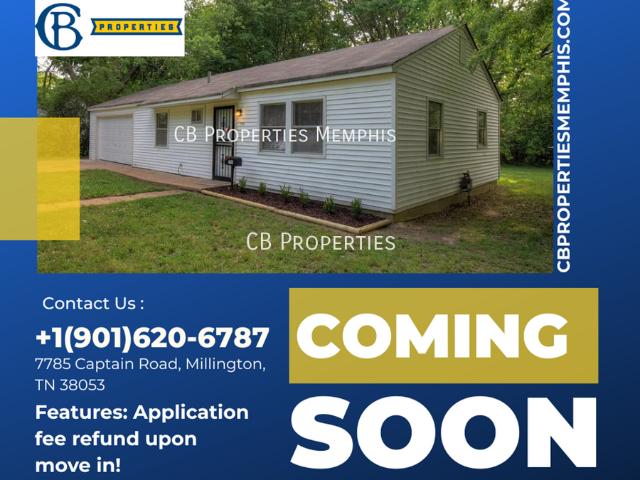 3 BR, 1 BA Apartment 7785 Captain Rd, Millington, TN 38053