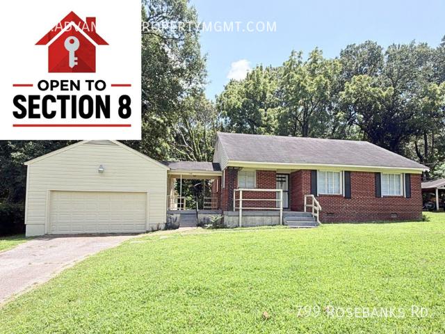 3 BR, 1 BA Apartment 799 Rosebanks Rd Memphis, TN 38116