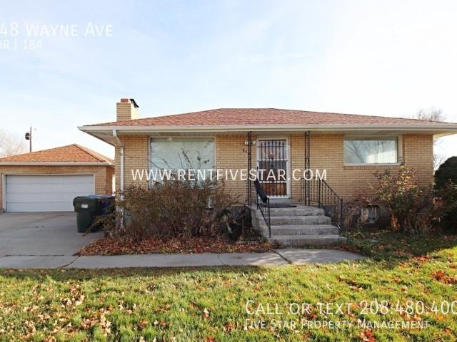 3 BR, 1 BA Apartment 848 Wayne Ave, Pocatello, ID 83201